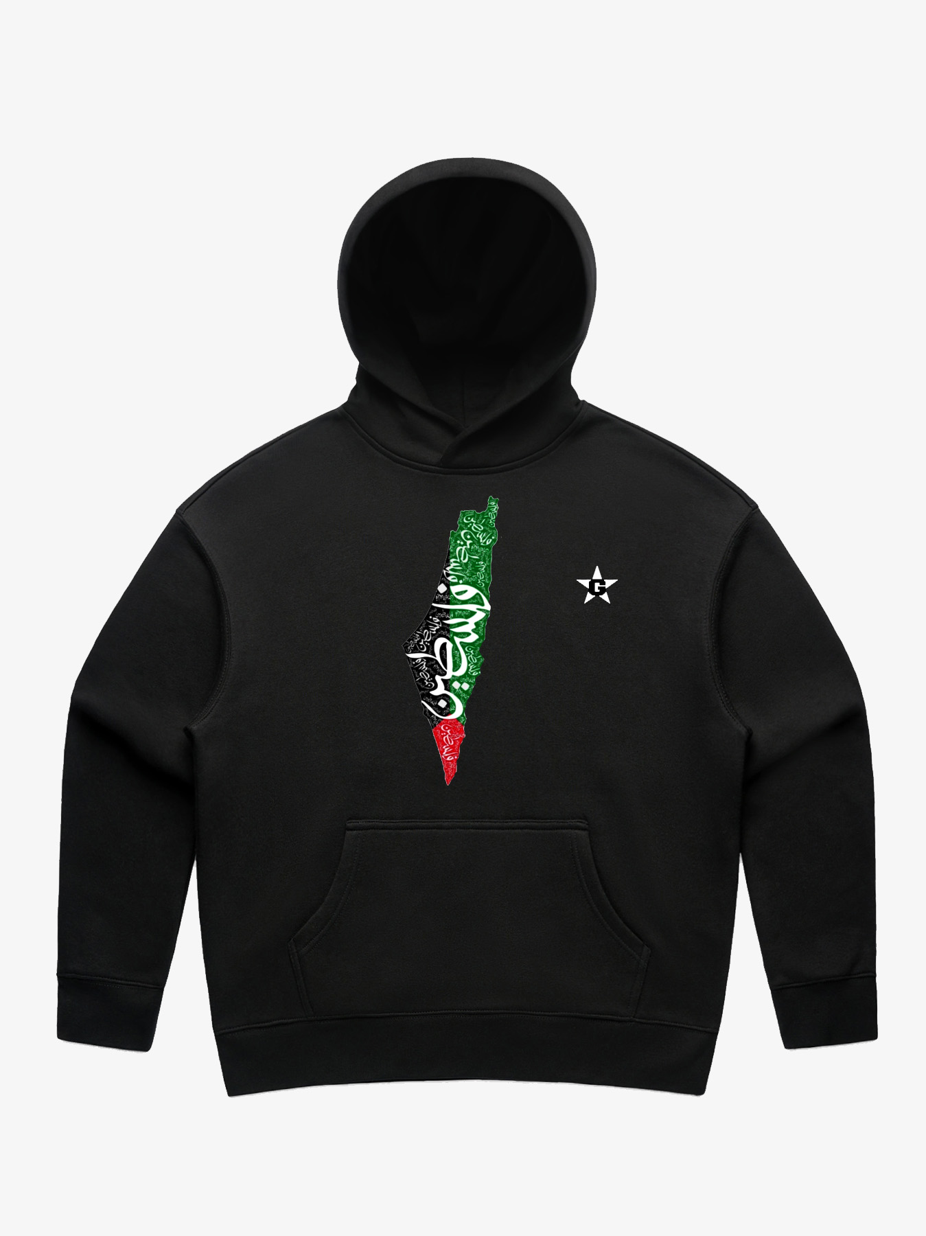 Palestine Map Arabic Text – GARMSTARR